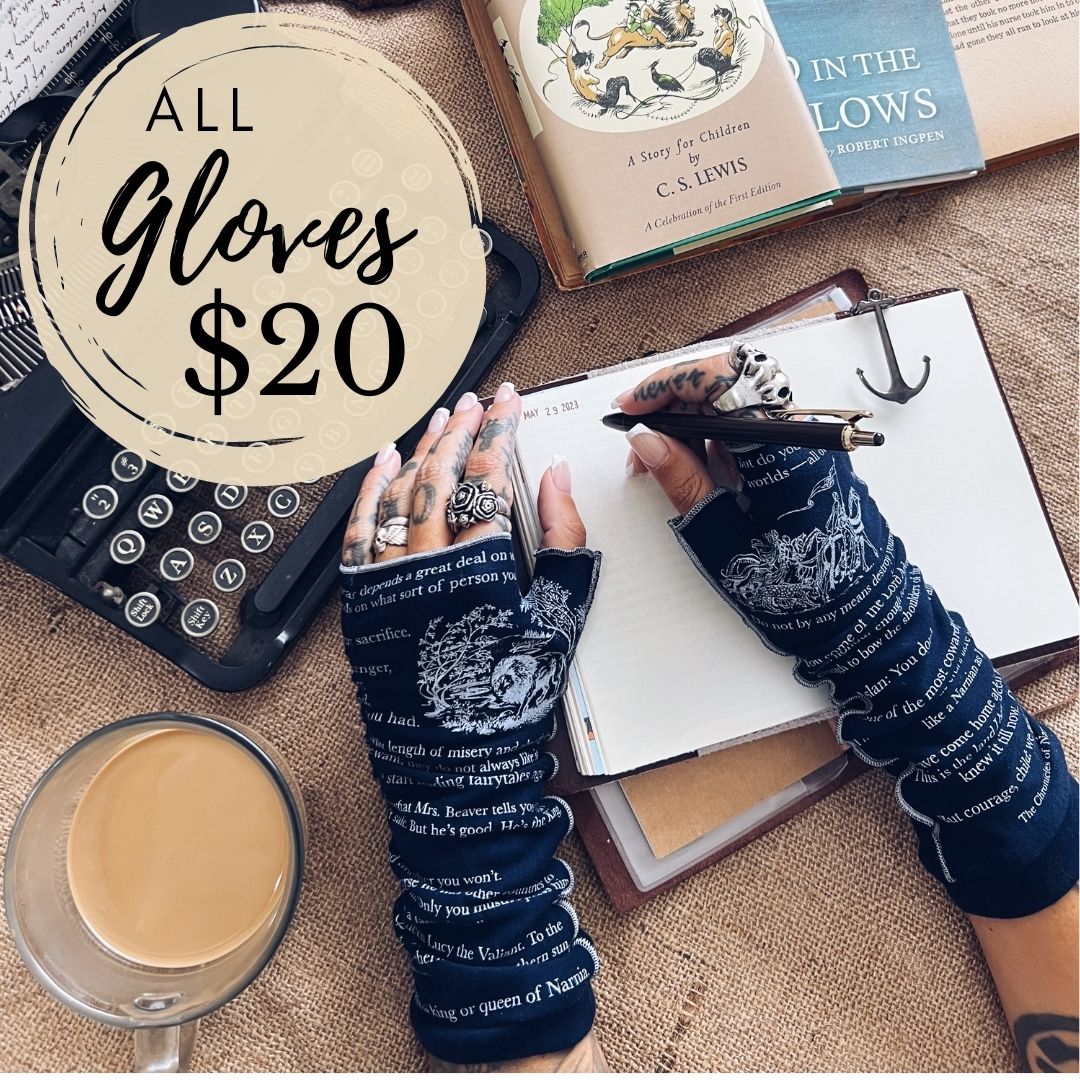 Gifts for Book Lovers | Book Scarves, Writing Gloves, Literary Tees