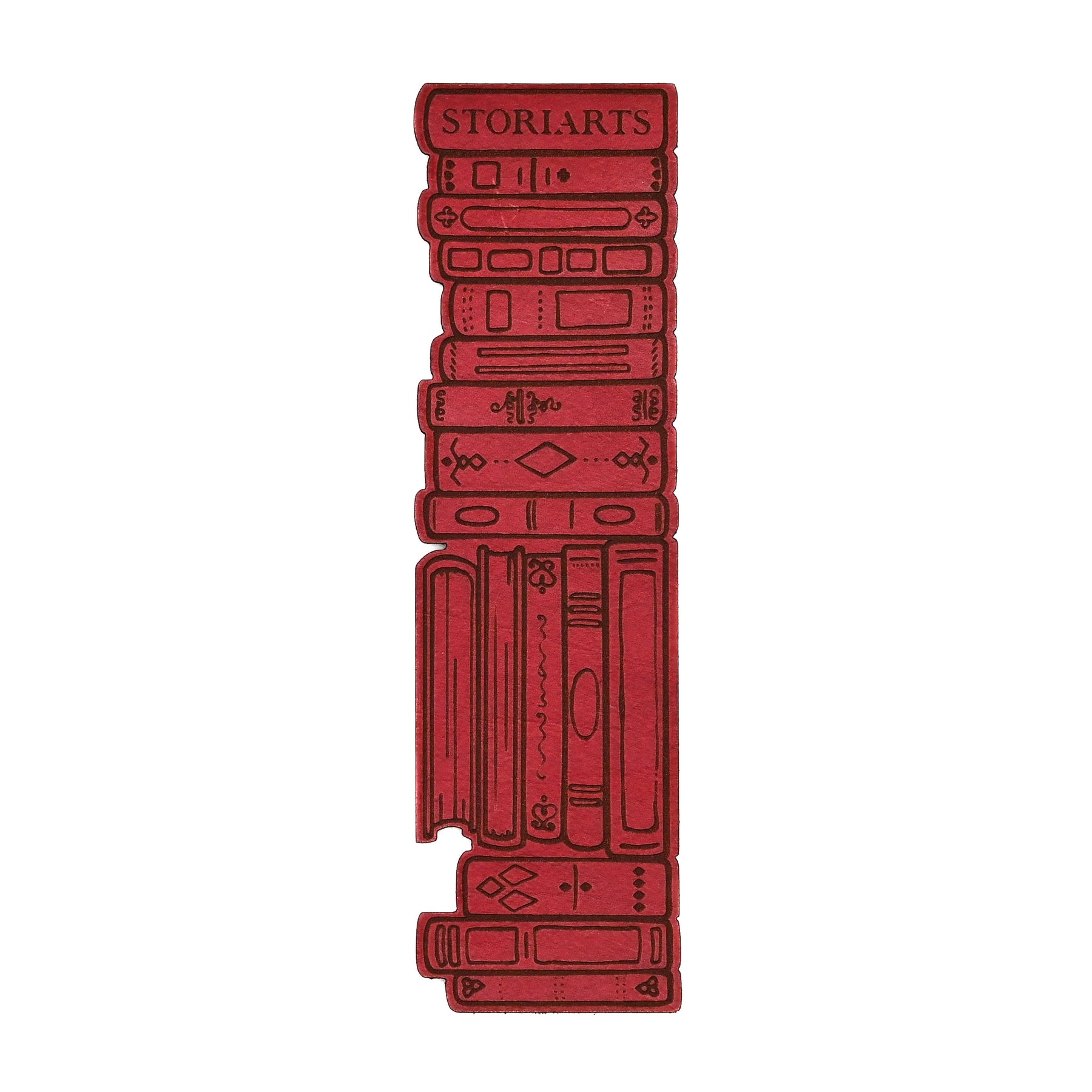 Bookshelf Leather Bookmark | Storiarts