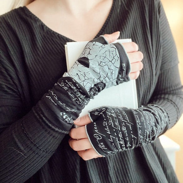 The Phantom of the Opera Writing Gloves | Fingerless Cotton Gloves ...
