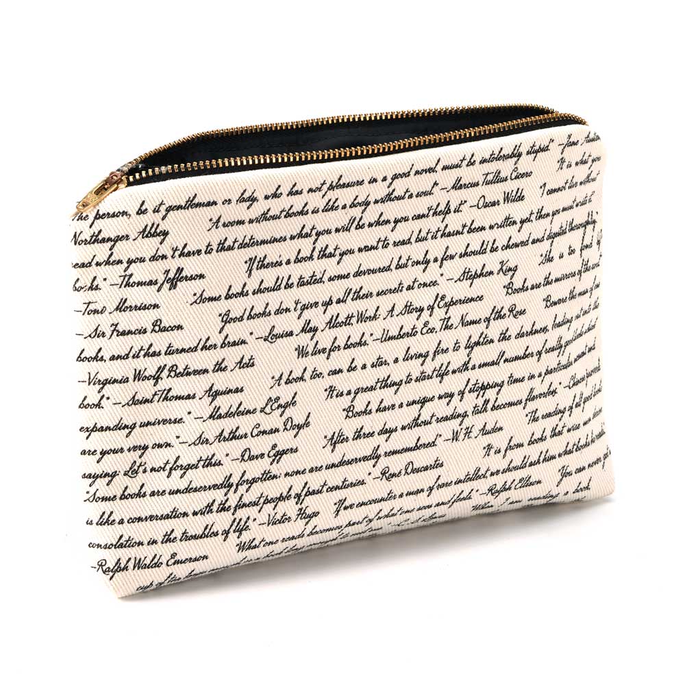 Small Book Themed Pouch Bags | Book Related Gifts | Storiarts