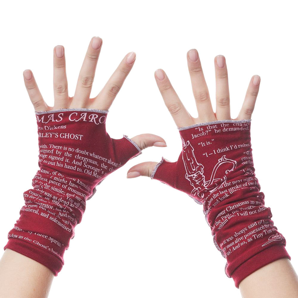 Storiarts | Writing Gloves | Fingerless Literary Gloves
