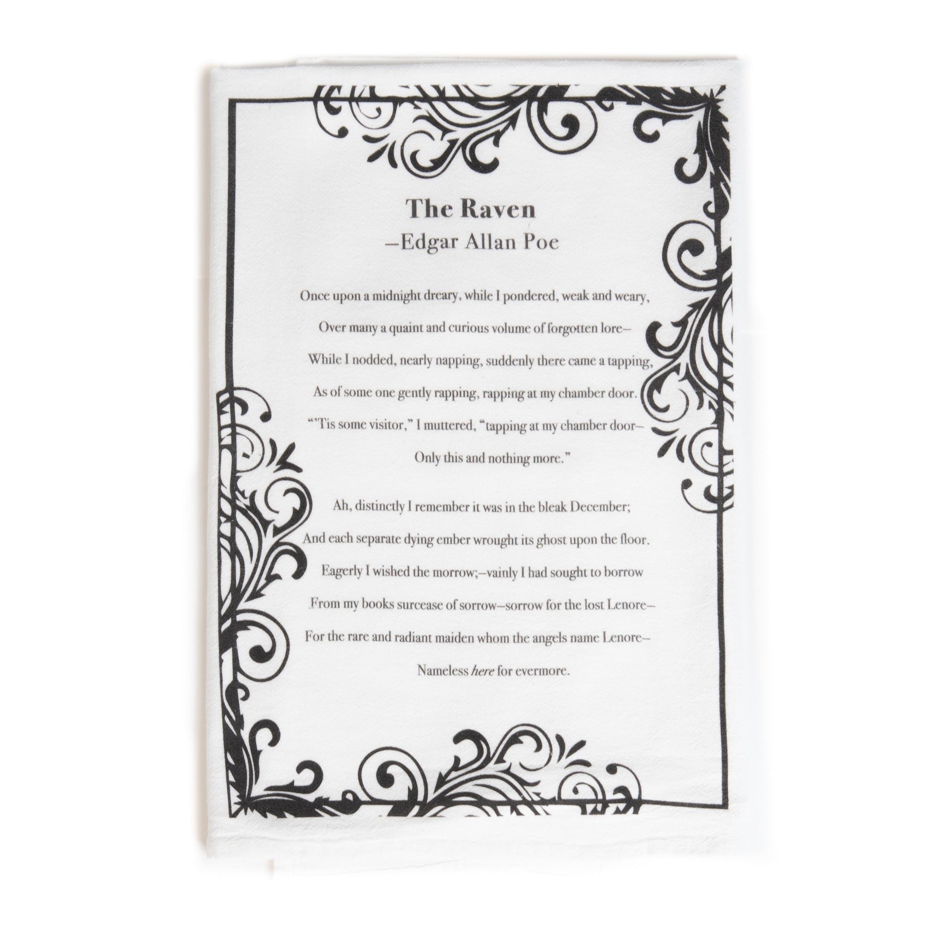 The Raven Tea Towel (Part 1) - Storiarts