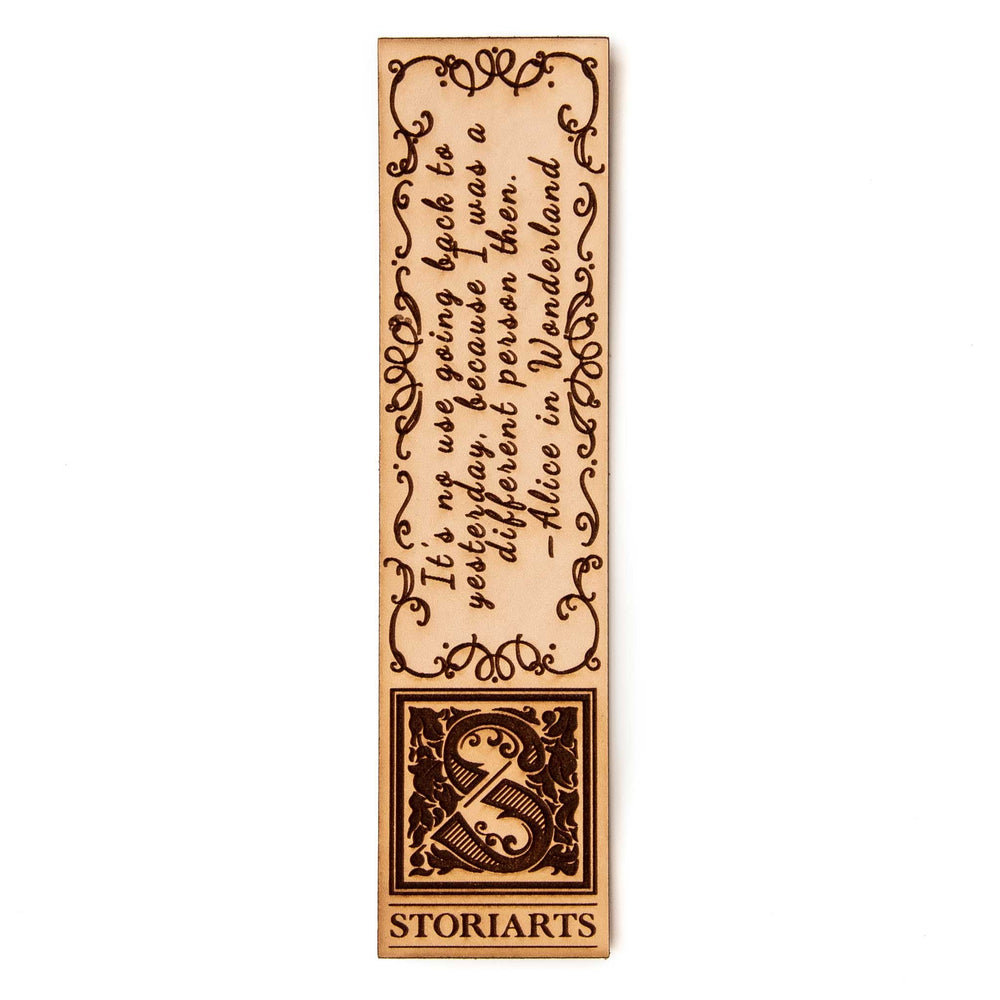 Alice in Wonderland Quote Bookmark | Storiarts