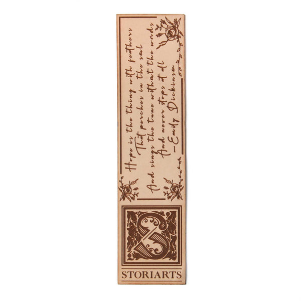 Leather Bookmarks | Quotes | Storiarts