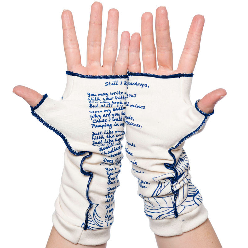 Still I Rise Writing Gloves | Long Sleeve Gloves Fingerless - Storiarts