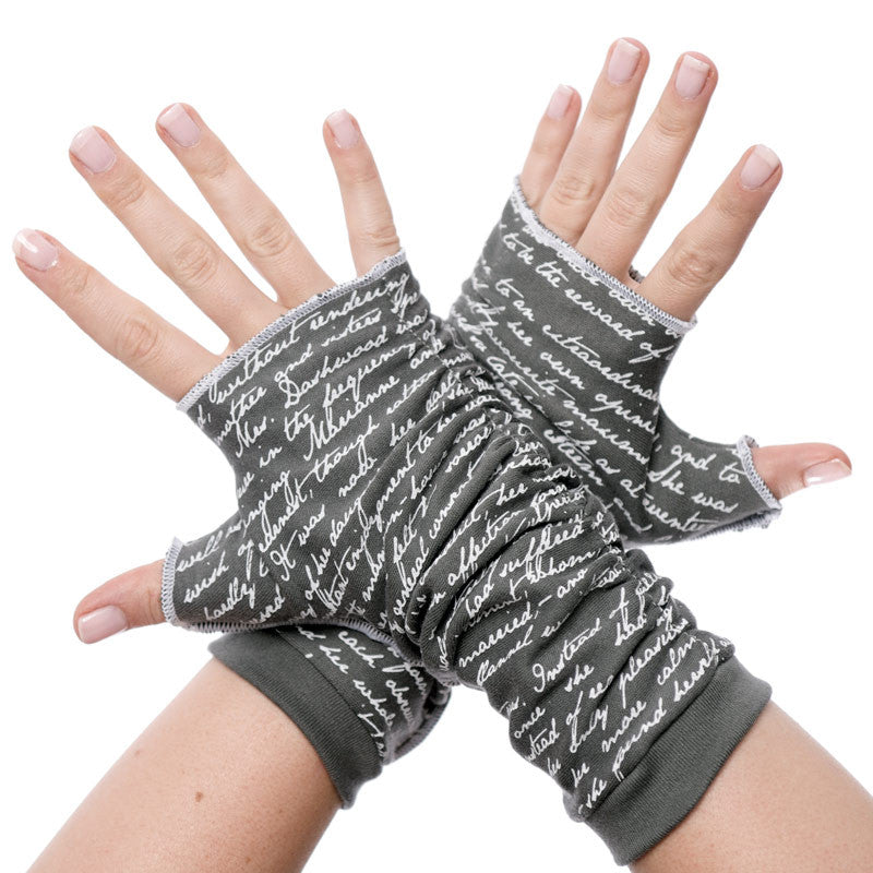 Sense and Sensibility Writing Gloves | Cut Off Book Gloves - Storiarts
