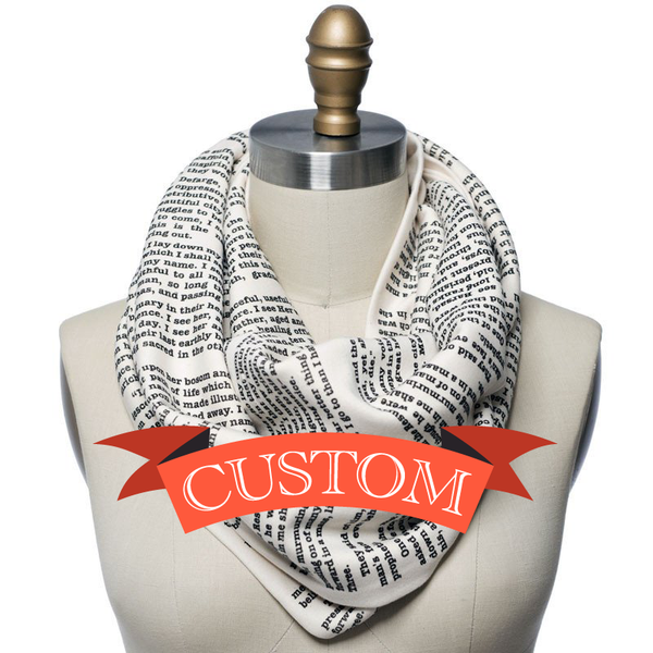 Custom Book Scarves - Storiarts