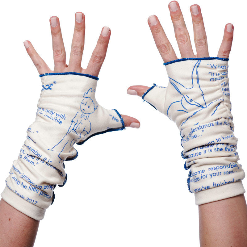 The Little Prince Writing Gloves | Fingerless Arm Gloves - Storiarts