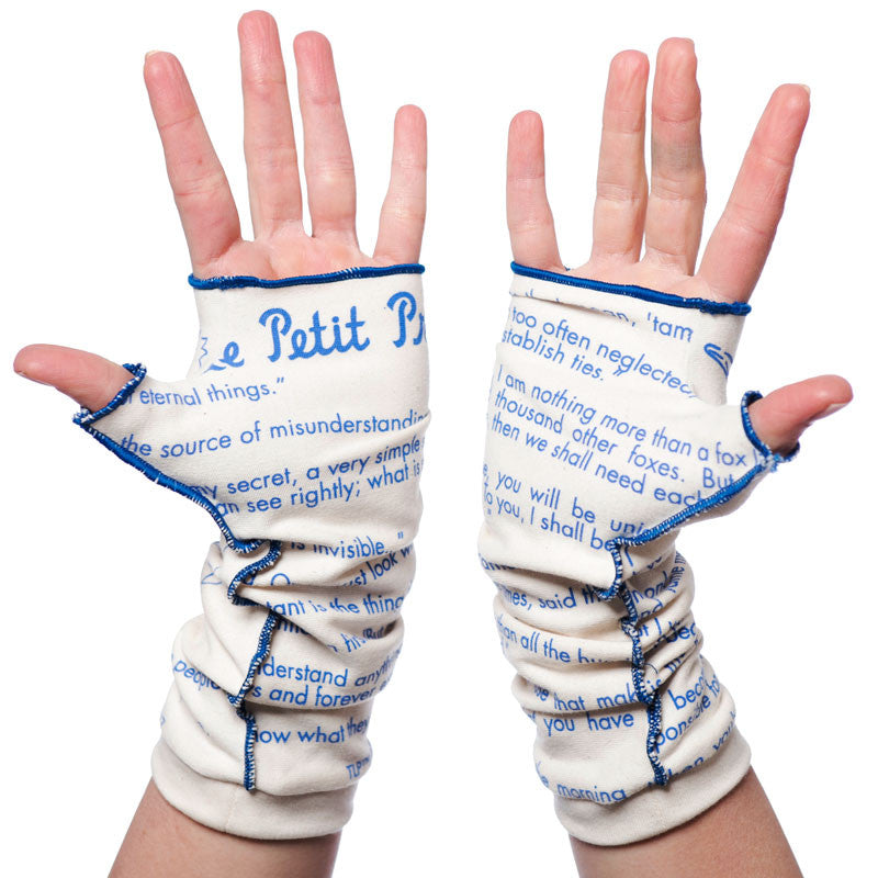 The Little Prince Writing Gloves | Fingerless Arm Gloves - Storiarts