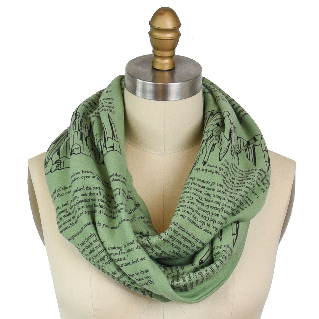 The Wonderful Wizard of Oz Book Scarf - Storiarts
