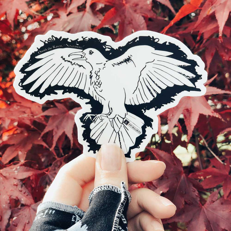 The Raven Sticker - Storiarts